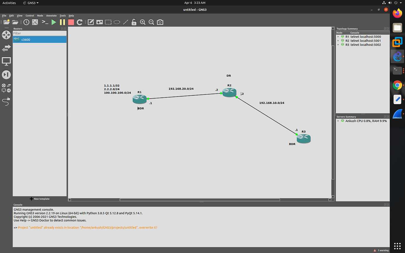 Troubleshooting OSPF Route Advertisement - Lessons Discussion - NetworkLessons.com Community Forum