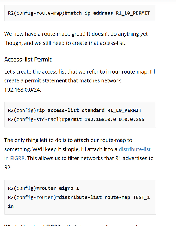Introduction to Route-maps - Lessons Discussion - NetworkLessons.com Community Forum